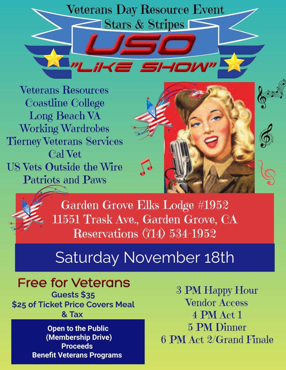 Veterans Day Resource Event | City of Garden Grove